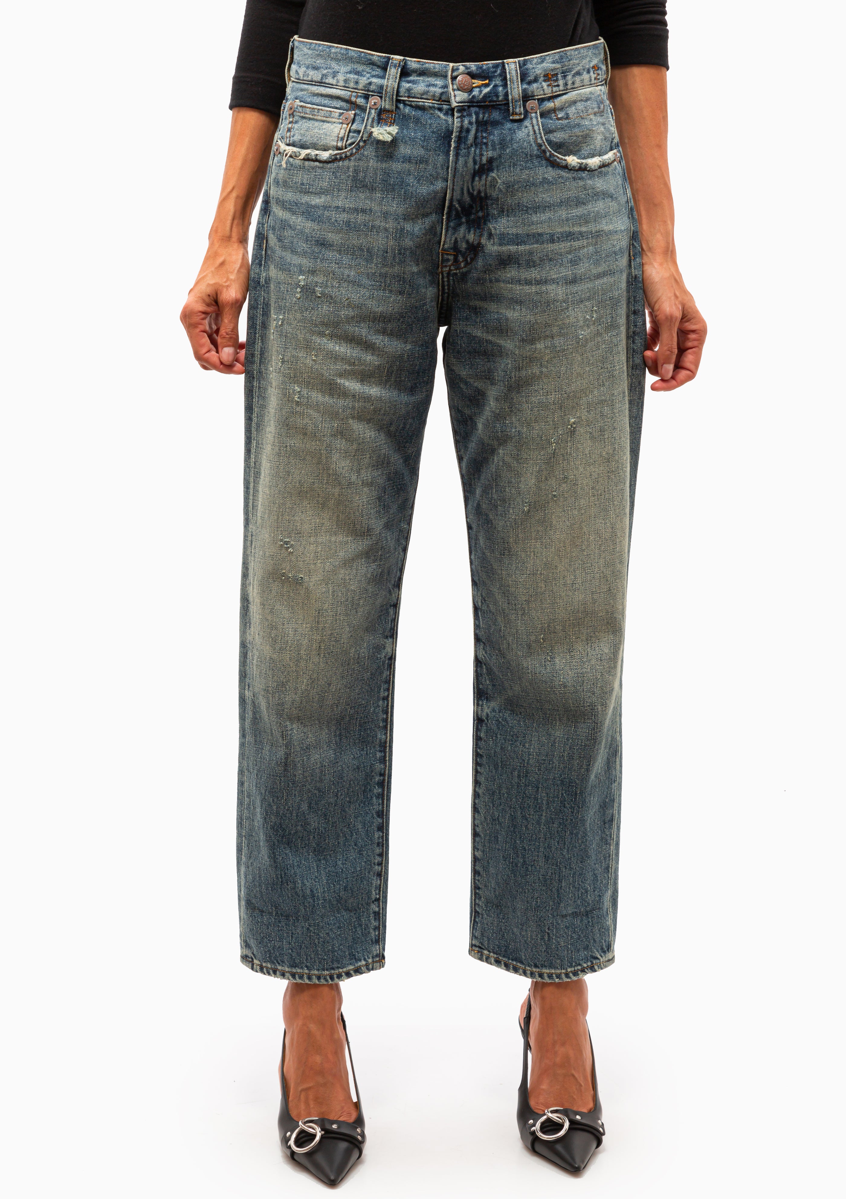 R13 | Boyfriend Jean | Clinton Blue