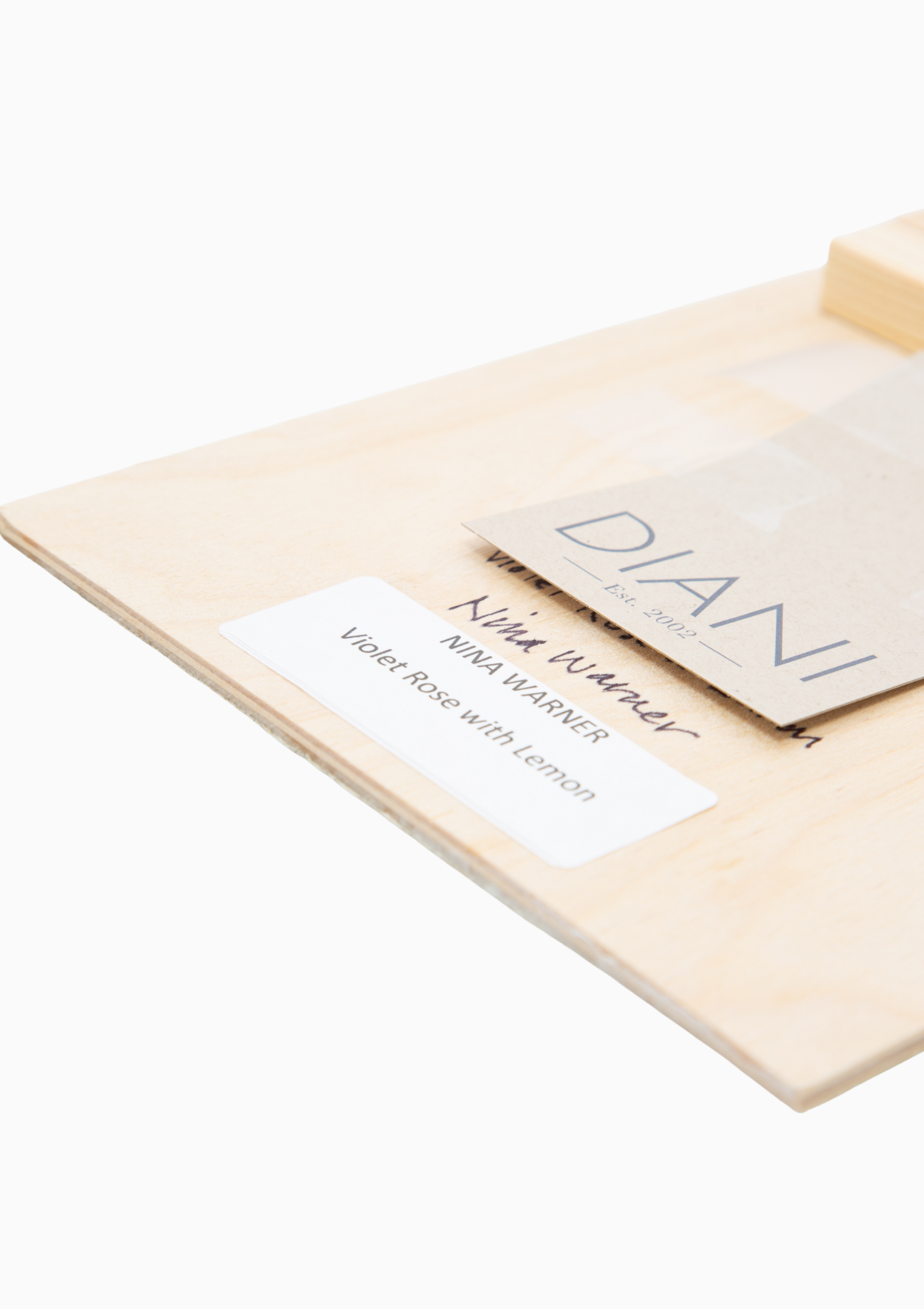 Violet Rose With Lemon Oil Painting On Panel | 8"x6"