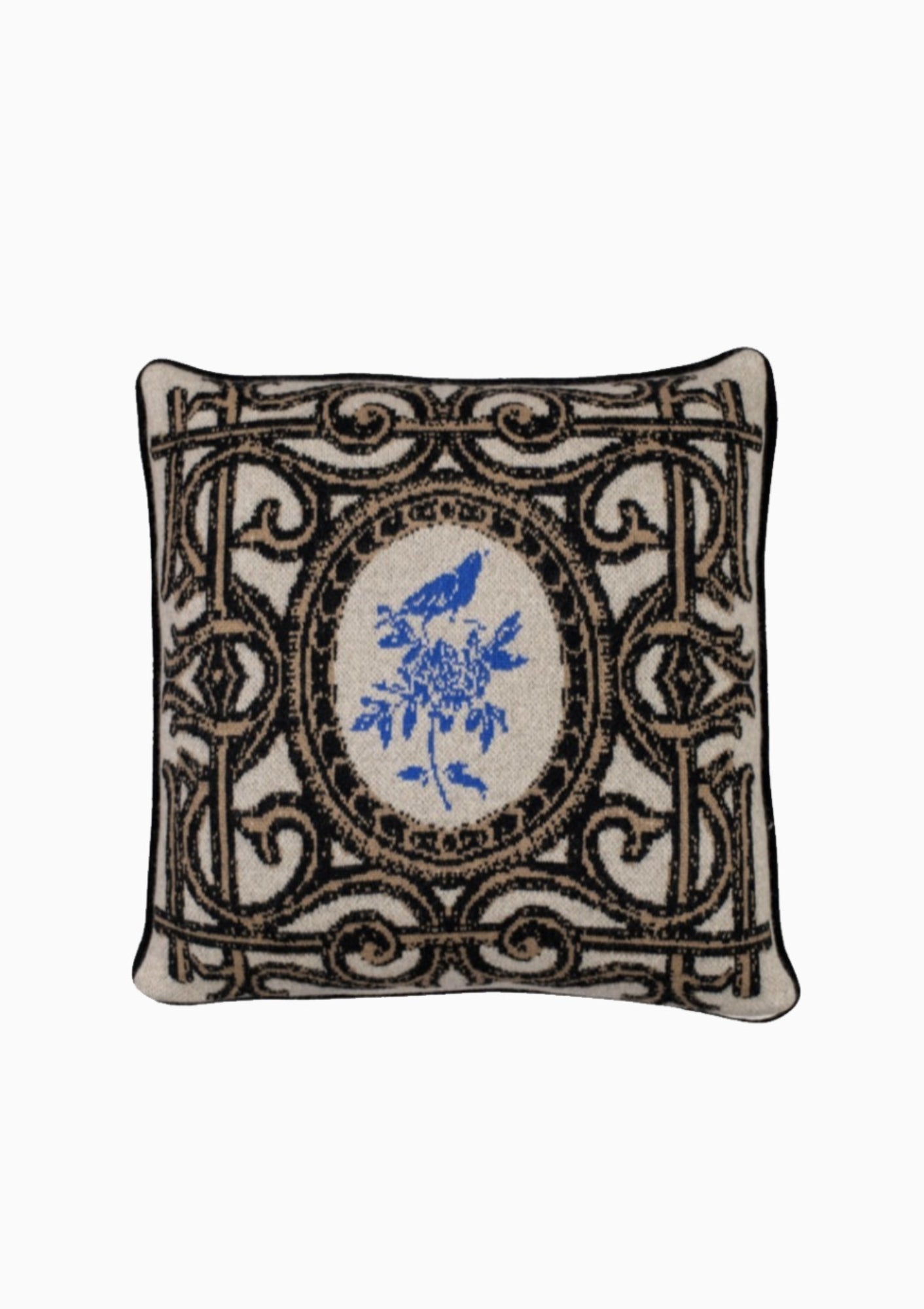 SAVED New York | Lukas The Illustrator Bluebird Pillow | 20"x20"
