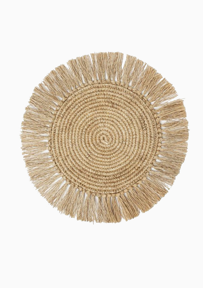 Round Fringe Placemat | Toast